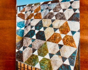 Mini Lotus Pieced Quilt Quilting Pattern From Jaybird Quilts BRAND NEW ...