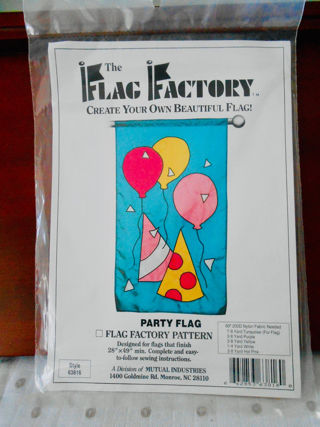 Vintage Flag Factory Pattern-party Flag - Etsy