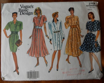 Vintage 1998 Uncut Vogue Wardrobe Sewing Pattern 2102, Misses Size 6-10 ...