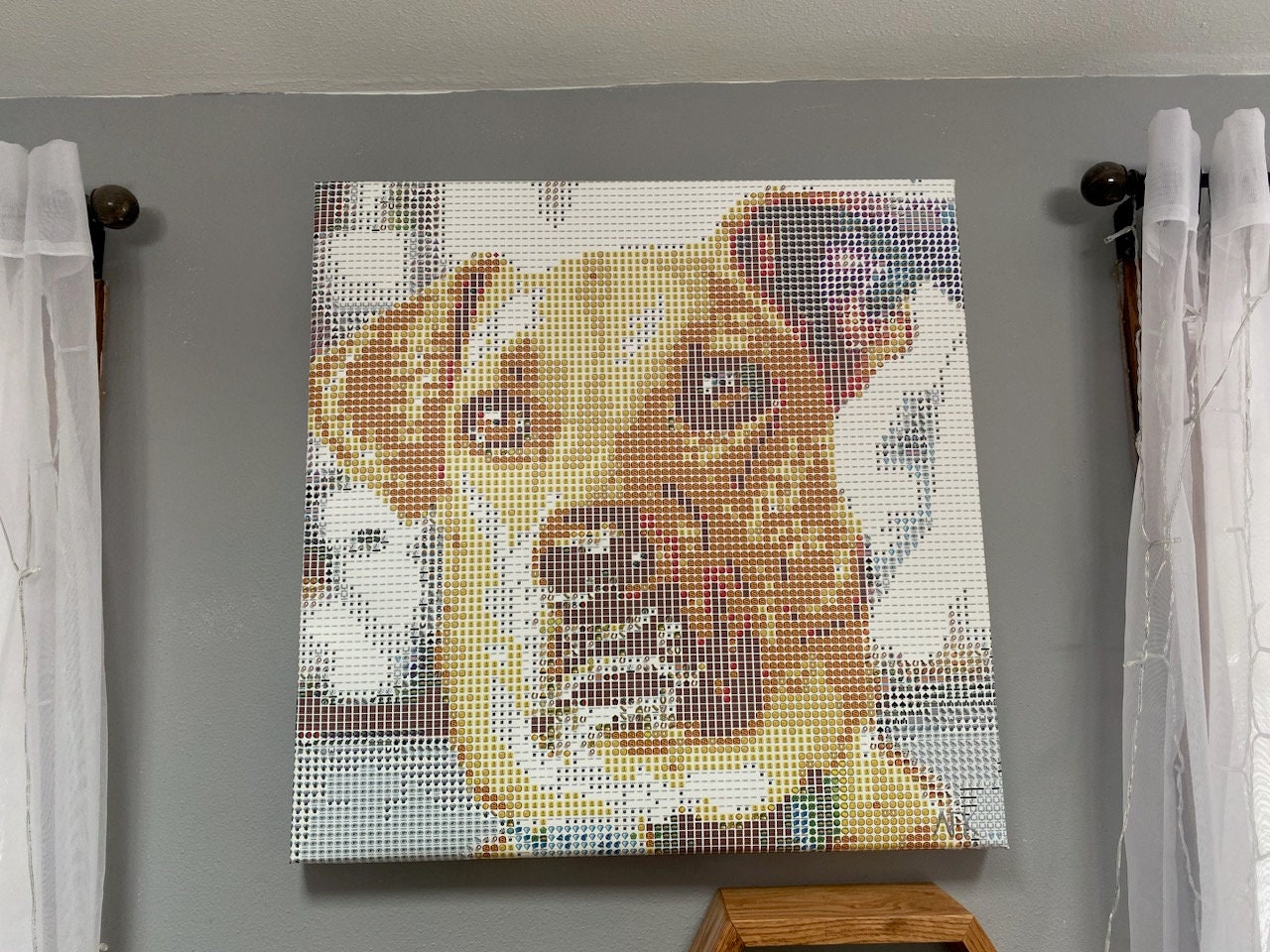 Personalized Pull Tab Pixel Wall Art Turn Any Photo Into Digital Pixel ...