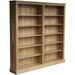 Genuine 100% Solid Oak 6ft X 6ft Bookcase Adjustable Library - Etsy