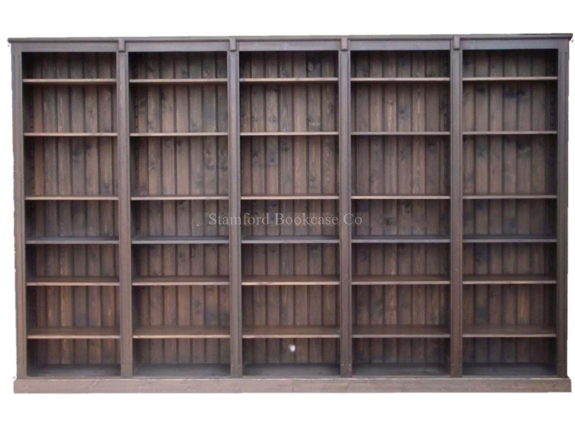 Solid Wood 7ft X 11ft Bookcase heavy Duty - Etsy UK