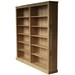 Genuine 100% Solid Oak 6ft X 6ft Bookcase Adjustable Library - Etsy