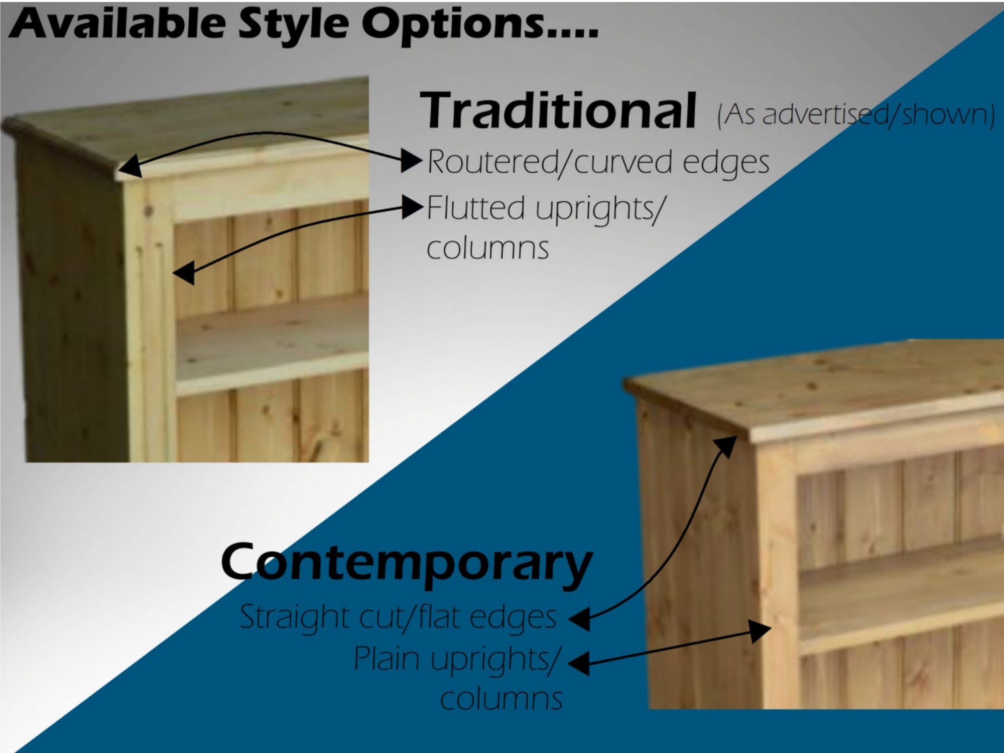 Solid Wood 6ft x 9ft Adjustable Display Shelving Unit | Etsy