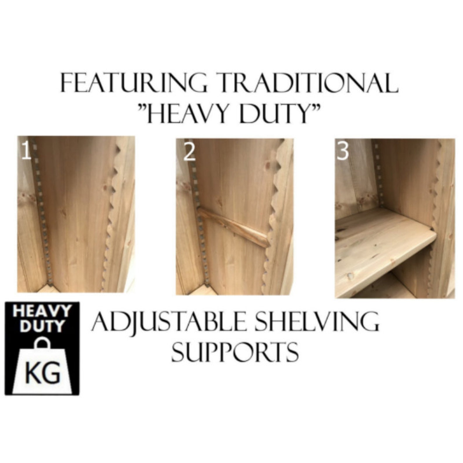 Solid Wood 6ft X 9ft Adjustable Display Shelving Unit - Etsy