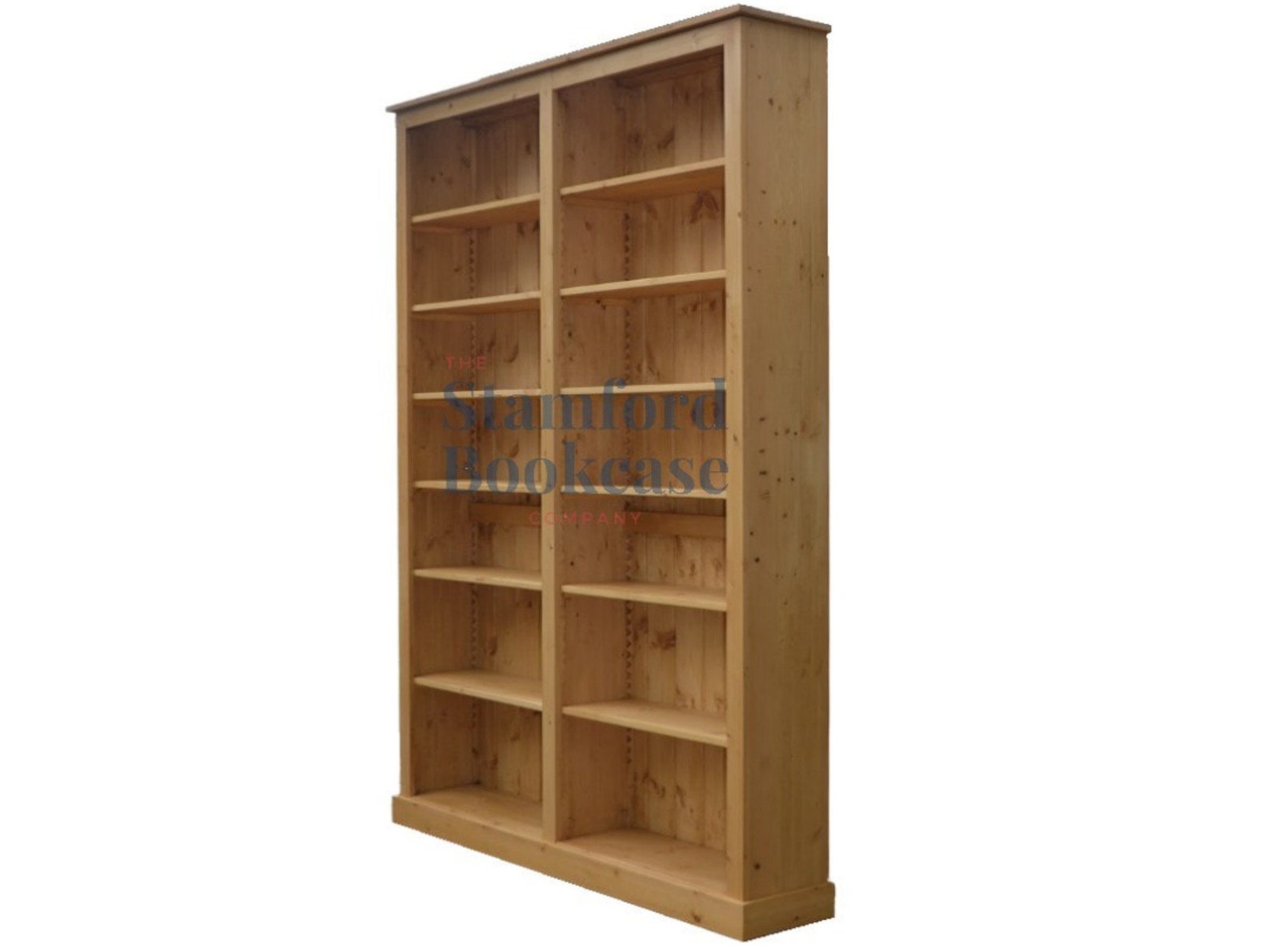 Tall Solid Wood Bookcase 7ft X 5ft Adjustable Display - Etsy
