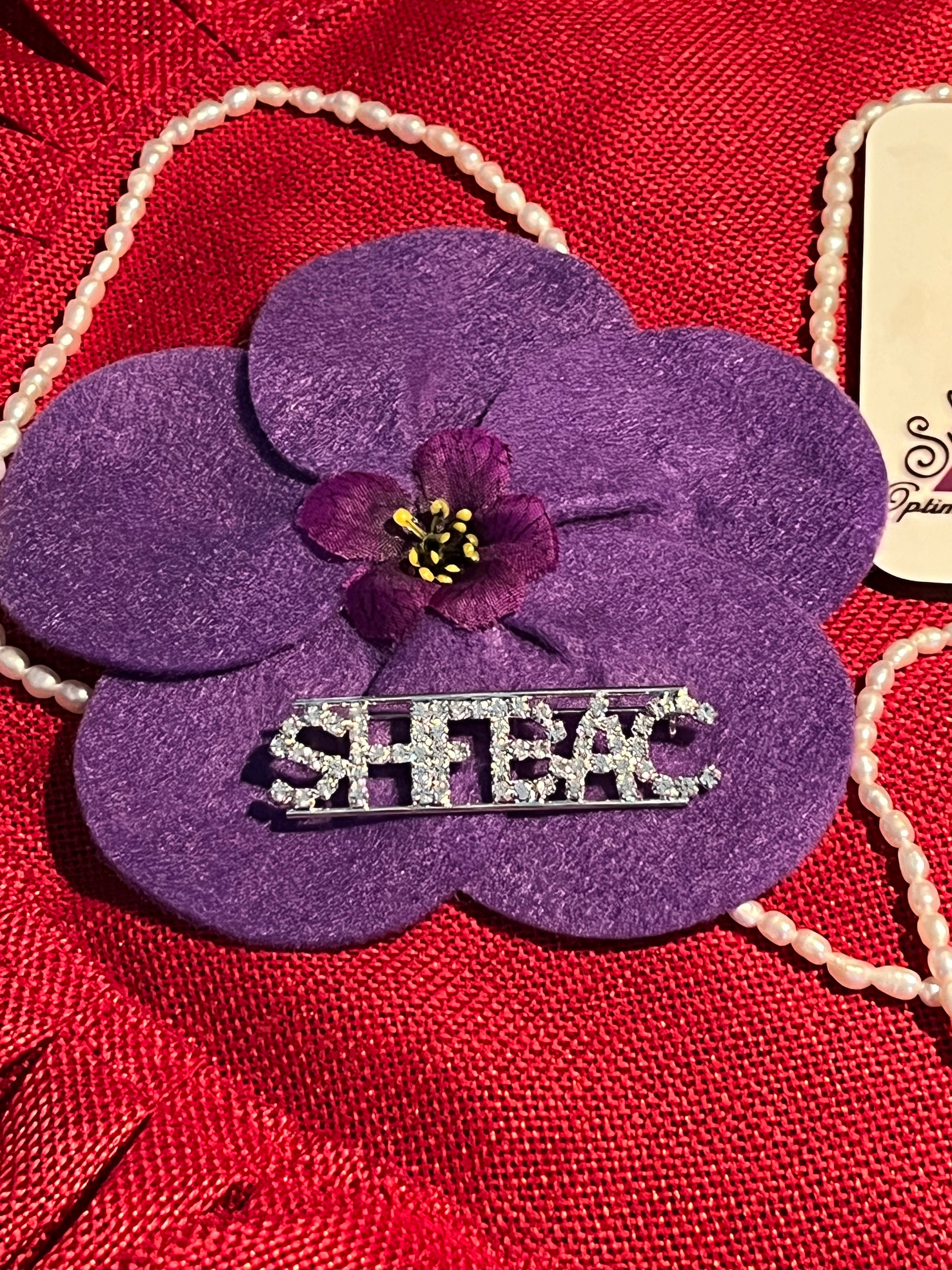 SHFBAC Bling Chapter Pin, Suburban Houston Fort Bend Alumnae Chapter Lapel Pin, Bling Pin ...