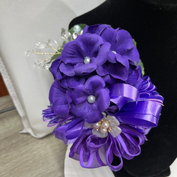 African Violet Corsage Delta Sigma Theta - Etsy