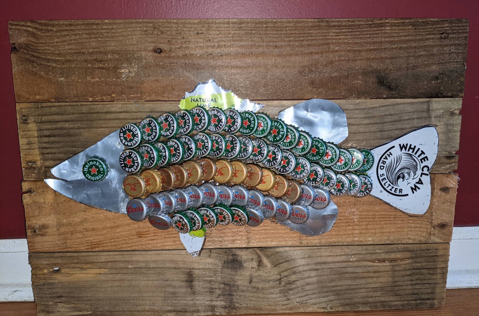 Fish Bottle Cap Art | Etsy