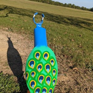 Peacock handcrafted from PVC | Etsy