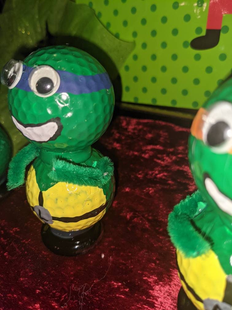 Ninja Turtles Golf Ball Characters - Etsy Australia