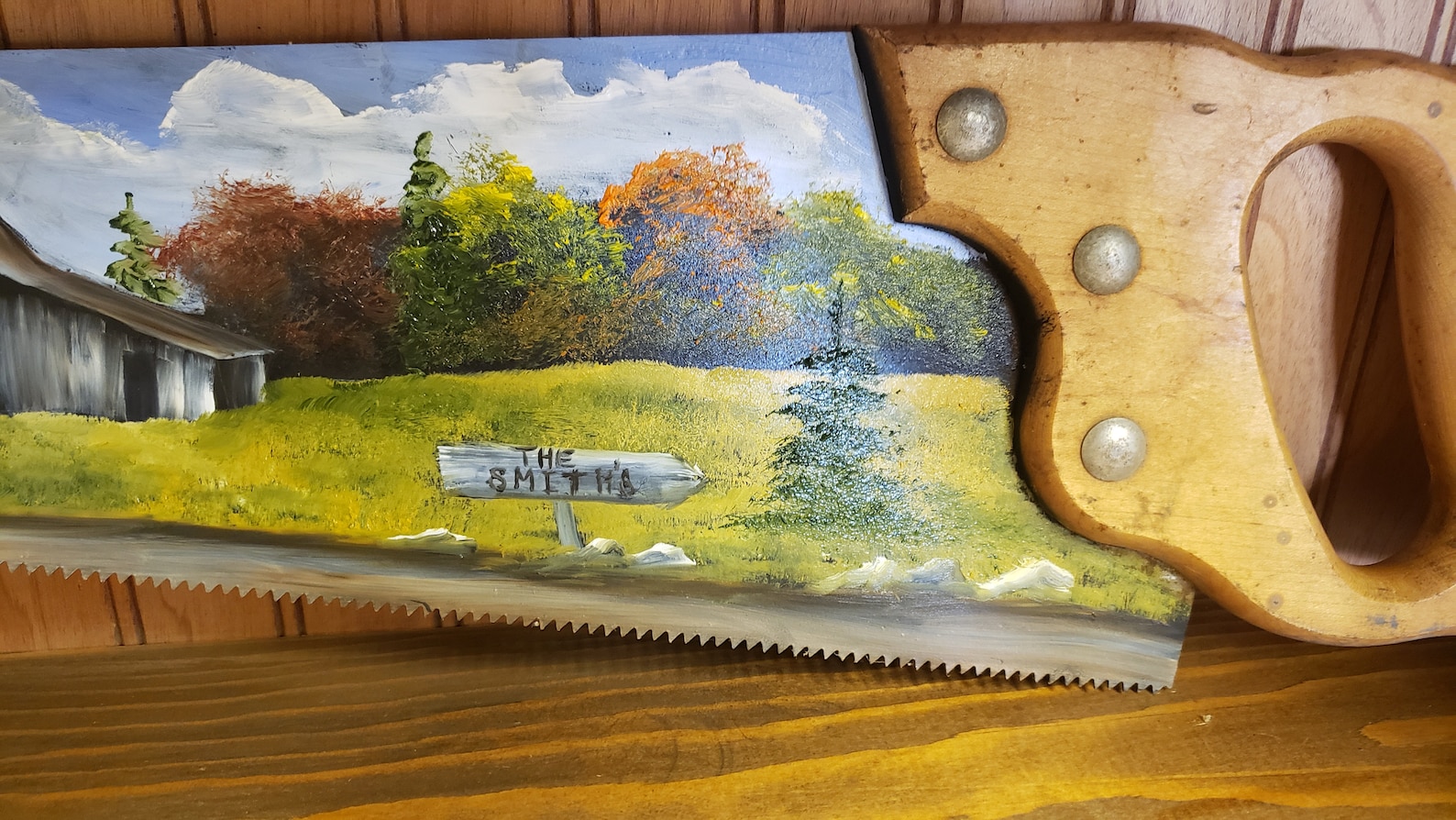 Personalized Handpainted Handsaw - Etsy