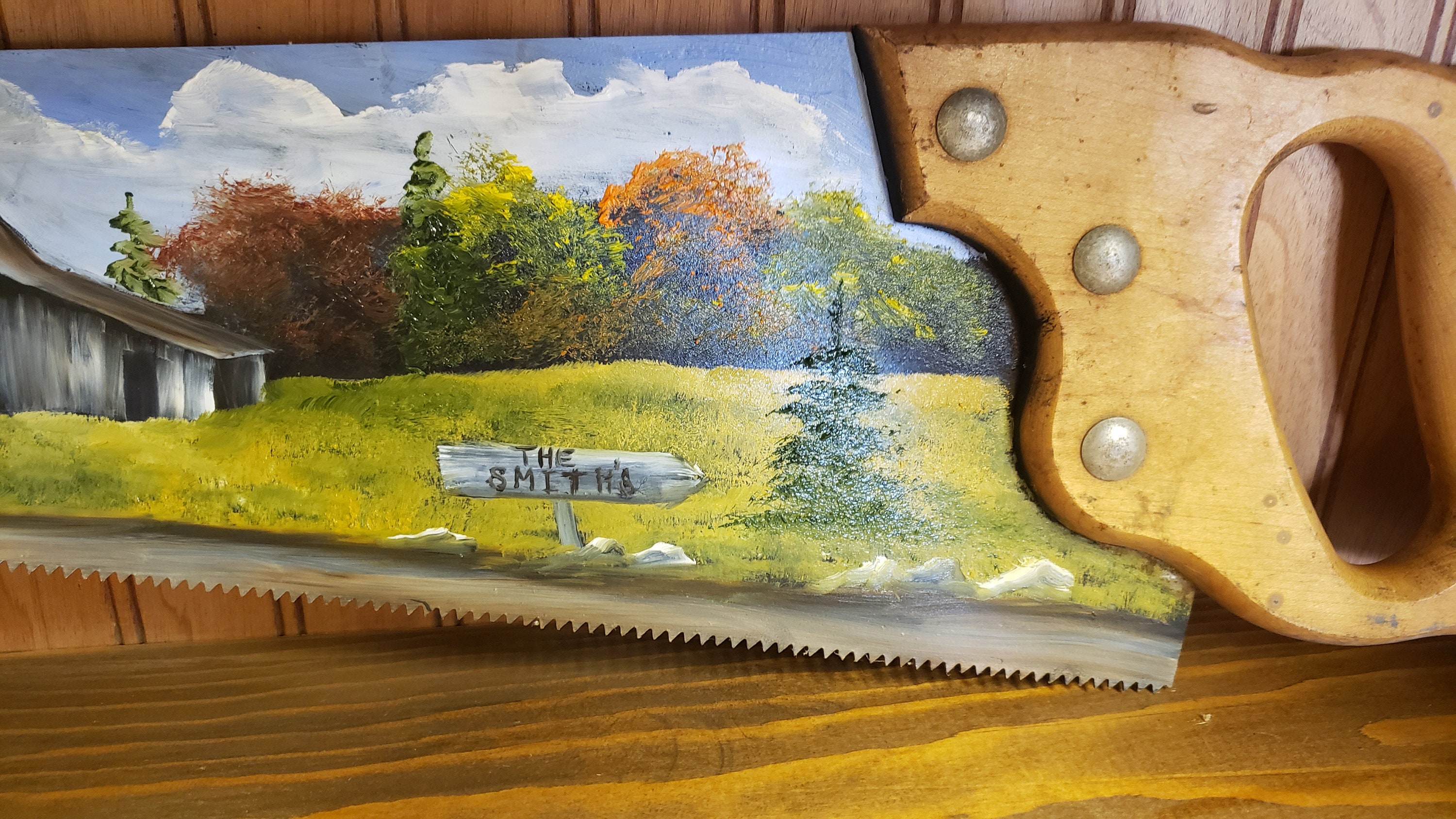 Personalized Handpainted Handsaw - Etsy