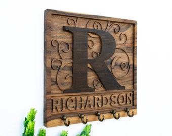 Bible Verse Key Holder, Key Holder Scripture, Scripture Wall Art Wood ...