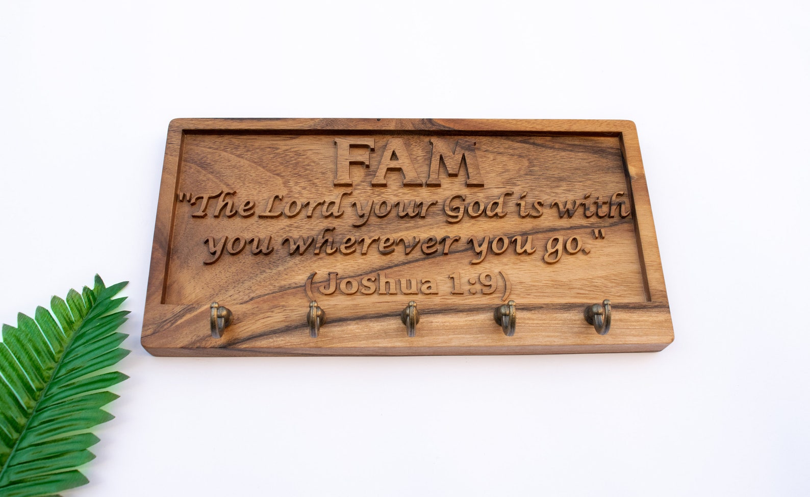 Bible Verse Key Holder Key Holder Scripture Scripture Wall - Etsy