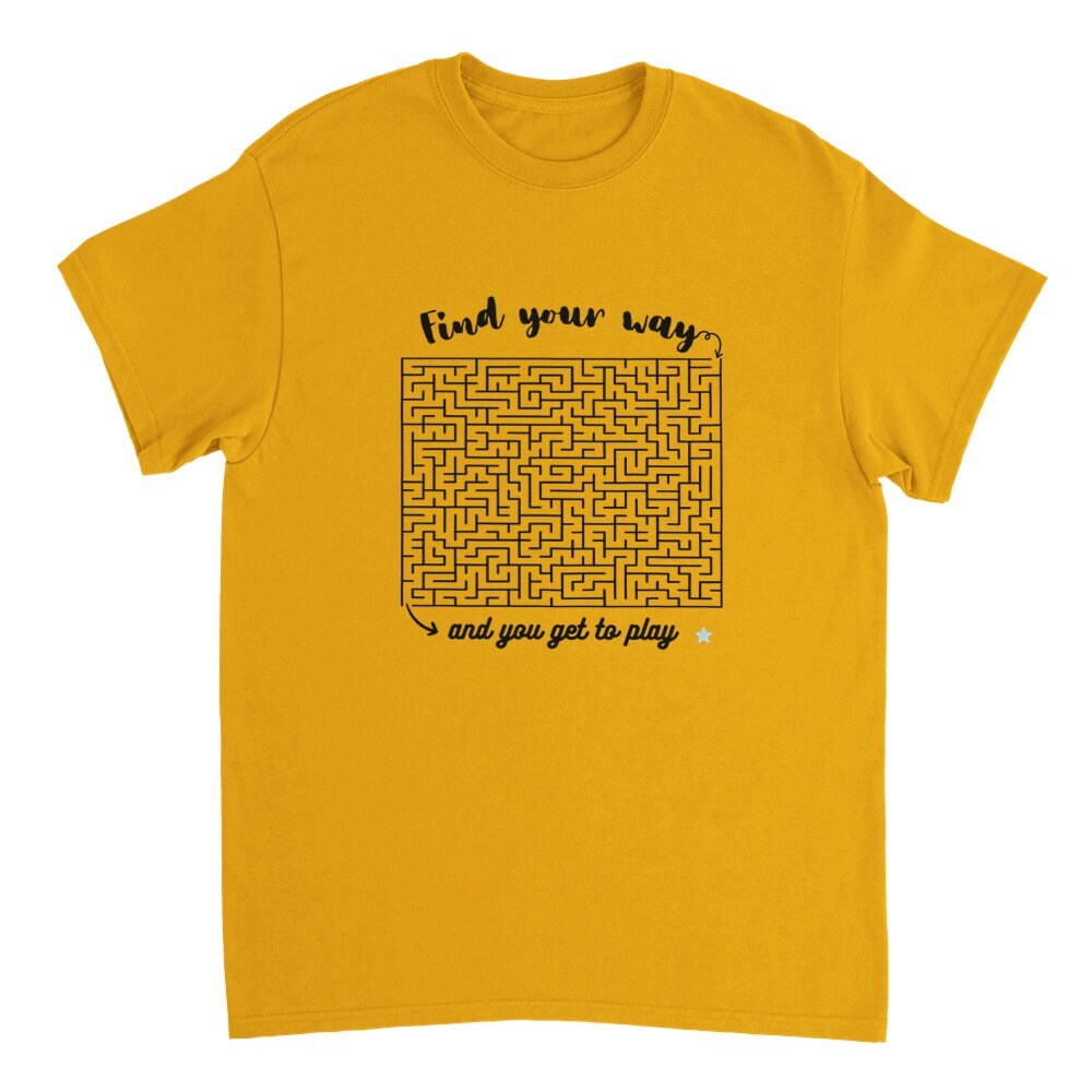 Maze Game Shirt for Dad Fathers Day Gift, Men Maze Tshirt, Working Maze ...