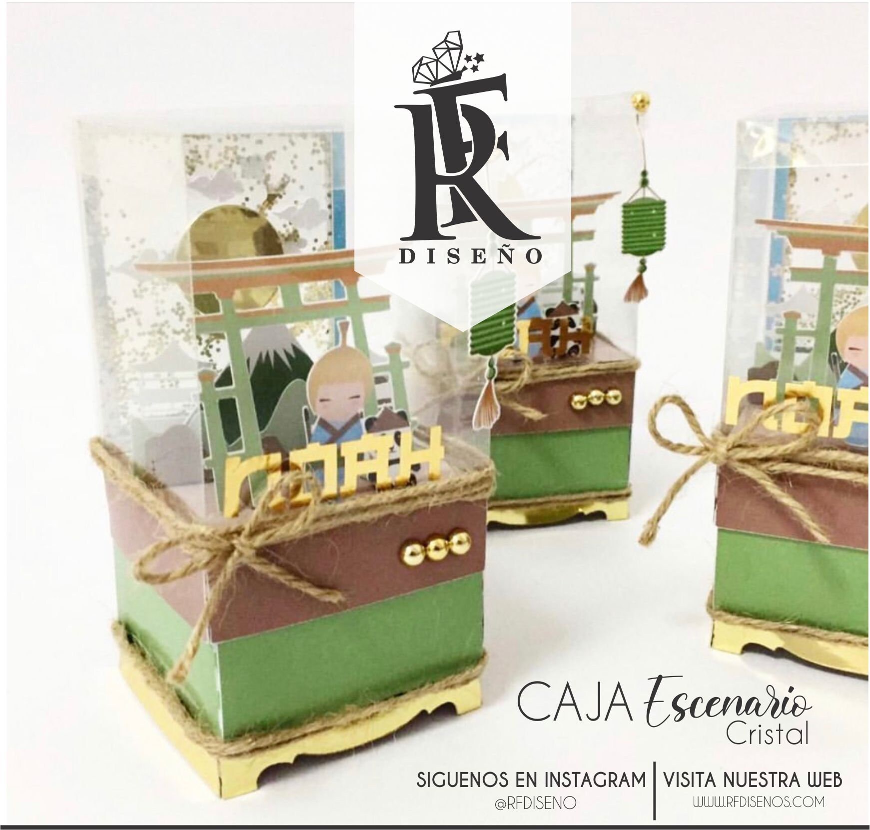 RF BOX 6 Template Box Caja Escenario Cristal No Incluye El - Etsy UK