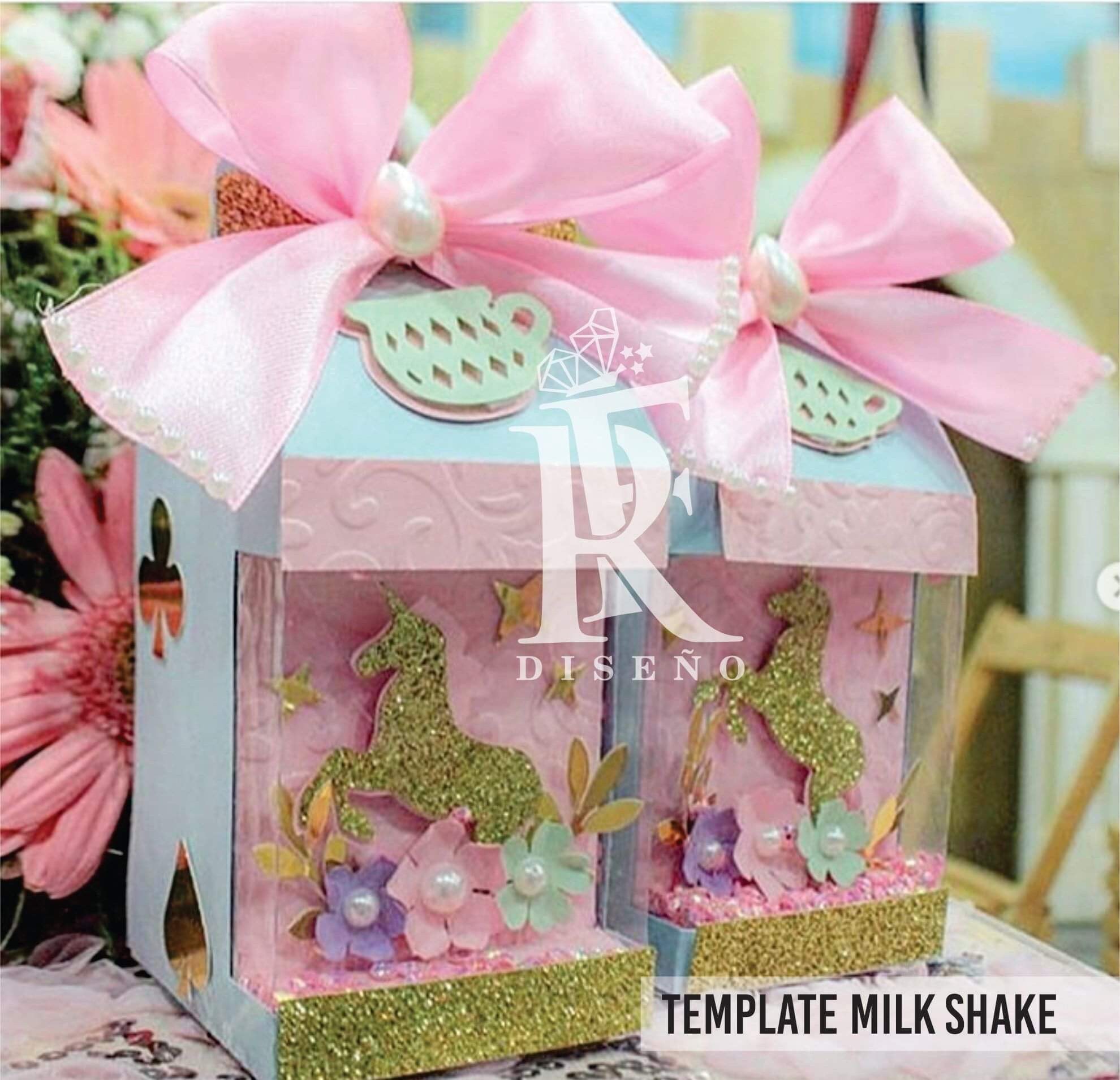 RF BOX 2 Template Milk Box Shaker No incluye el diseño | Etsy España