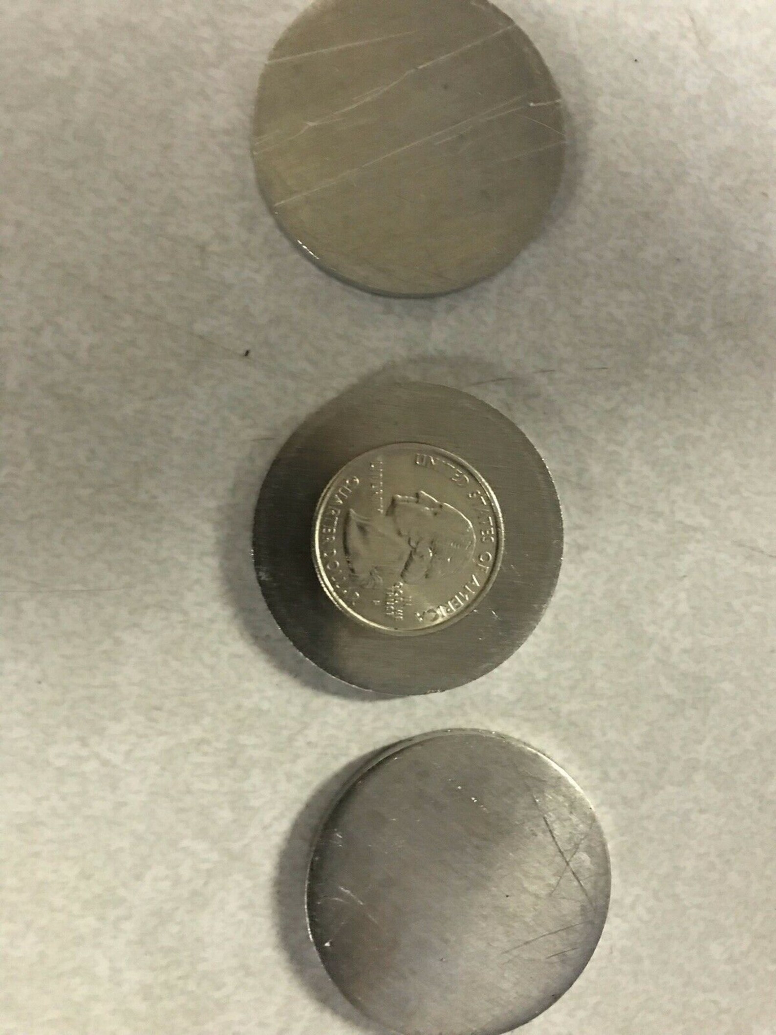 100 Flat Aluminum Round Disks - Etsy