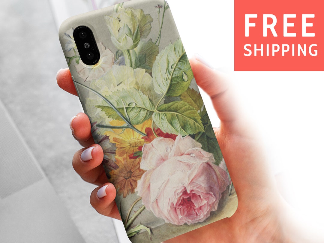 Vintage Art Still Life Rose Bouquet Tough Cases Elegant Floral iPhone ...