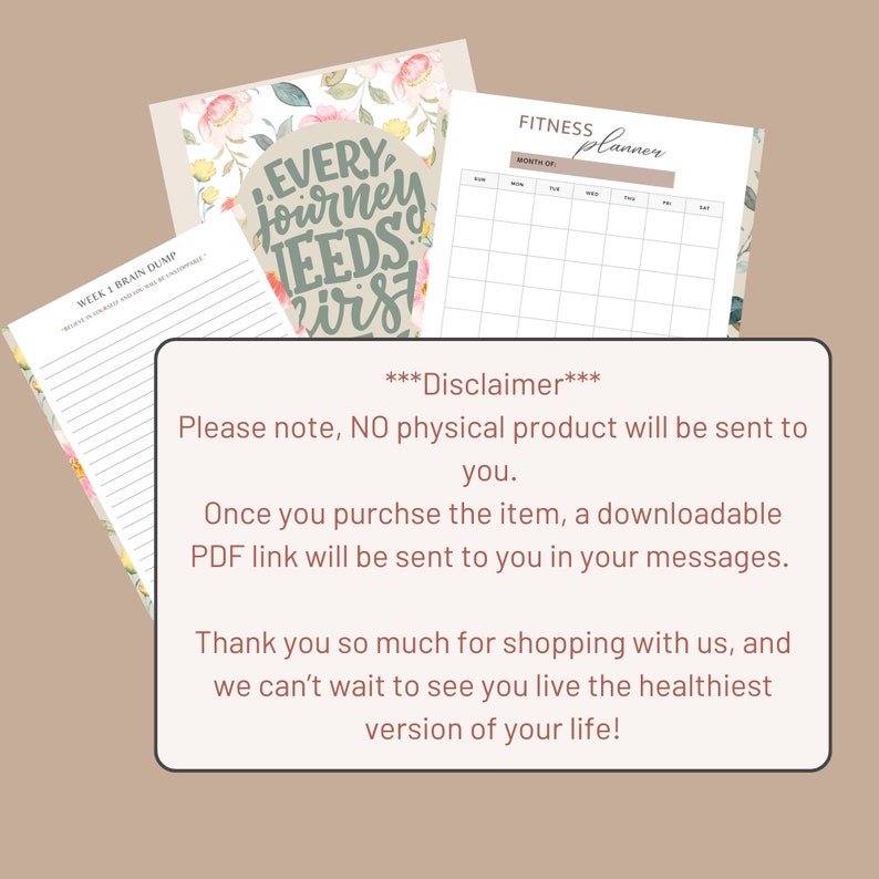 Printable Undated Daily Exercise Planner, Daily Fitness Tracker, Weekly ...