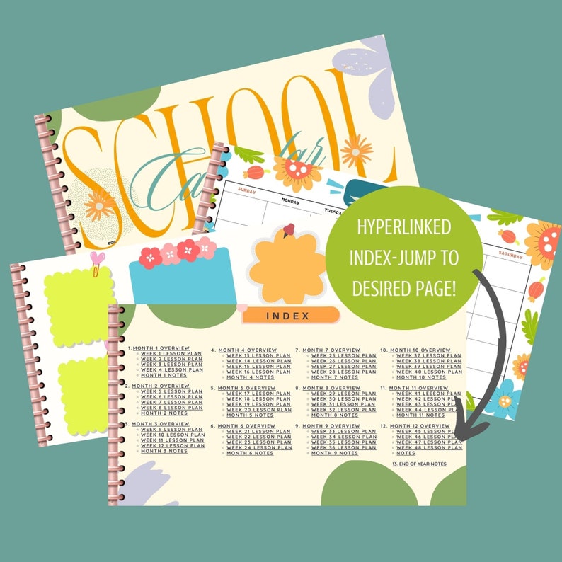 Ultimate Digital School Lesson Planner for Teachers| Editable Weekly ...