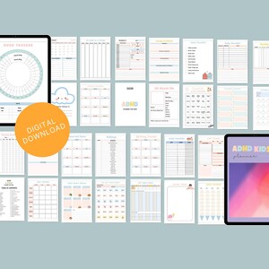 Digital ADHD Planner for Kids| 2025 Digital Download| Customizable ...