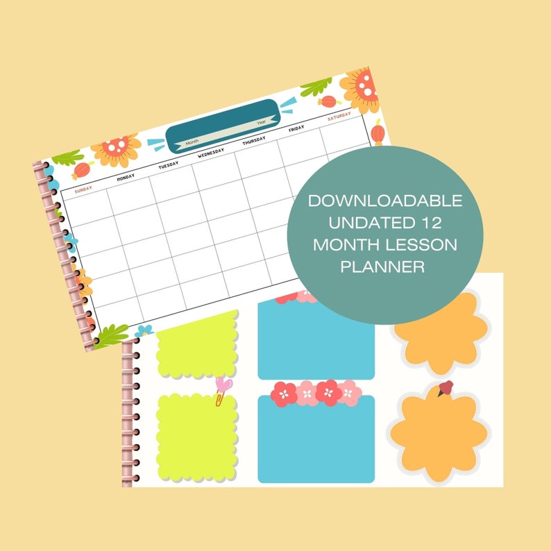 Ultimate Digital School Lesson Planner for Teachers| Editable Weekly ...