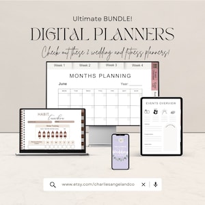 Custom Digital Planner| Ultimate Wedding Planner| Fitness Planner ...