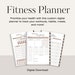 Self Care Custom Fitness Digital Wellness Planner, Digital Workout ...