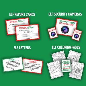 Printable Elf Kit 24 Days Bundle || Downloadable Elf Props Kit ...