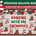 Stocking Christmas Bulletin Board Kit || December Bulletin Boards ...