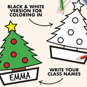 Christmas Tree Bulletin Board Kit || December Bulletin Boards Digital ...