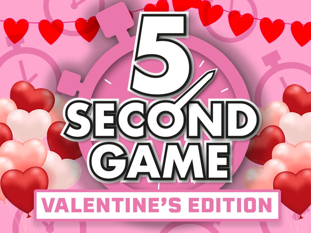 Valentines Day 5 Second Game || Games for Valentines Day || Valentines ...