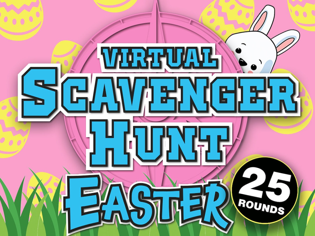Virtual Scavenger Hunt Easter || Easter Party Game || Games for Easter ...