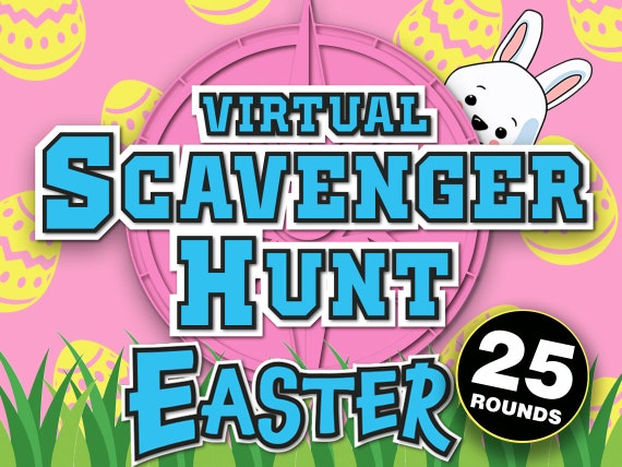 Virtual Scavenger Hunt Easter Easter Party Game Games - Etsy