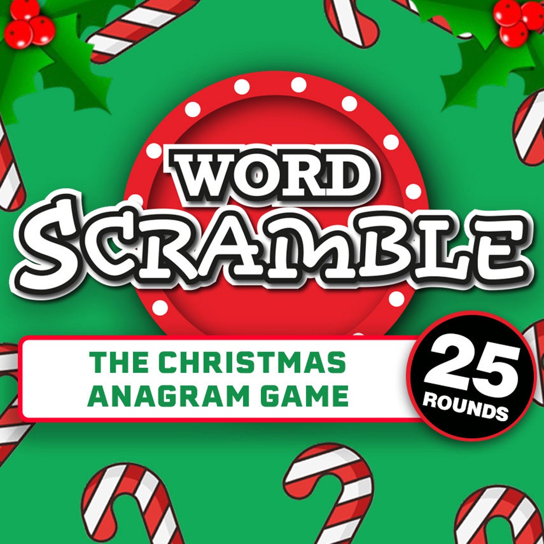 Word Scramble Christmas Edition || Christmas Party Game || Games for ...