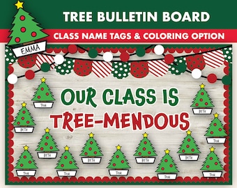 Present Christmas Bulletin Board Kit || December Bulletin Boards ...
