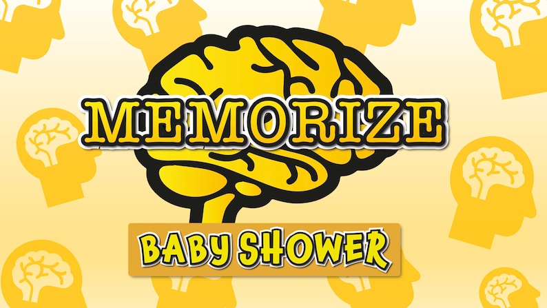Baby Shower Memorize || Memory Shower Game || Virtual Baby Shower Games ...