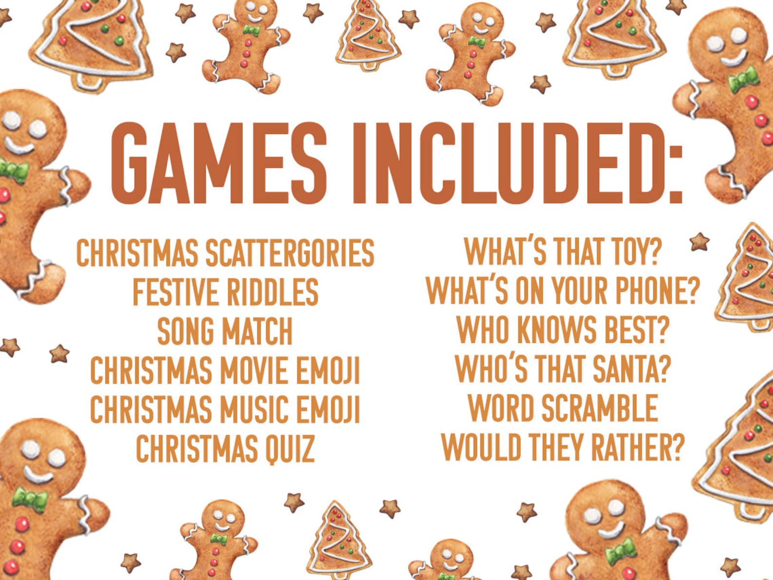 12 Christmas Games Printable Bundle Christmas Party Games - Etsy UK