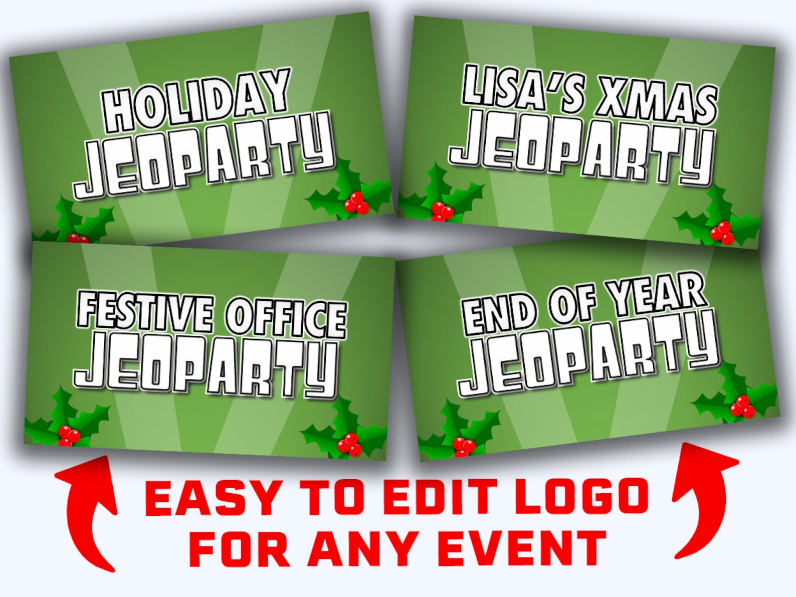 Christmas Jeoparty Powerpoint Game Christmas Jeopardy Game Christmas ...