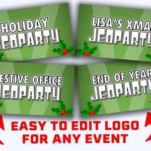 Christmas Jeoparty Powerpoint Game || Christmas Jeopardy Game ...