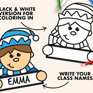 Elf Christmas Bulletin Board Kit || December Bulletin Boards Digital ...