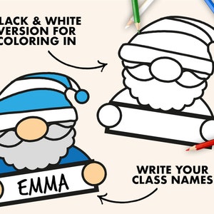 Gnome Christmas Bulletin Board Kit || December Bulletin Boards Digital ...