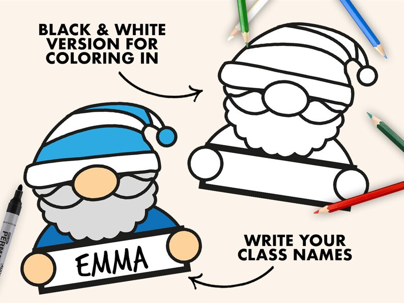 Gnome Christmas Bulletin Board Kit December Bulletin Boards - Etsy