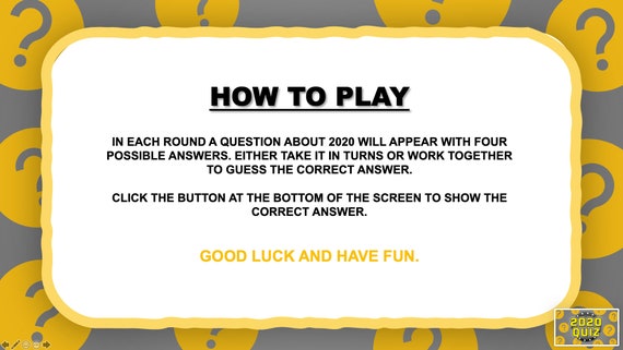 What Am I Quiz Questions 2020