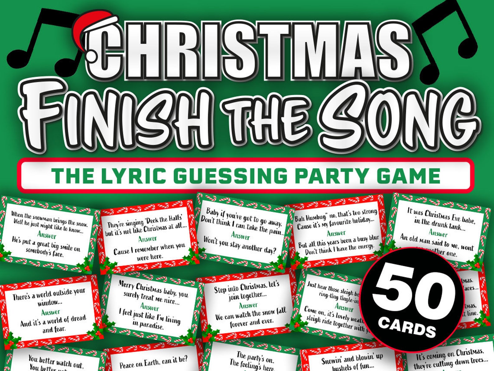 Printable Christmas Party Games Bundle || Christmas Party Games for ...