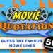 Quotation Movie Edition Powerpoint Party Game Virtual Quiz | Etsy