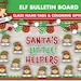 Elf Christmas Bulletin Board Kit || December Bulletin Boards Digital ...