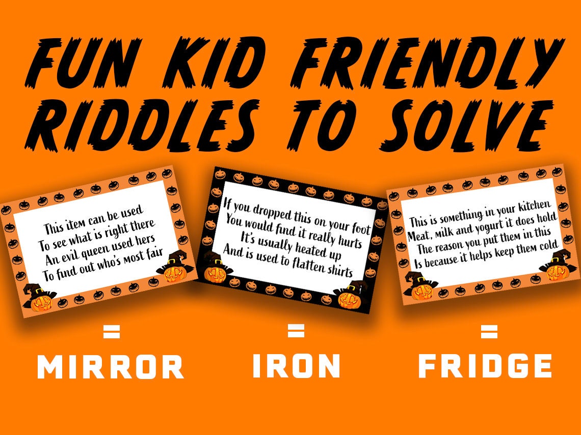 Indoor Halloween Treasure Hunt Game for Kids Halloween | Etsy